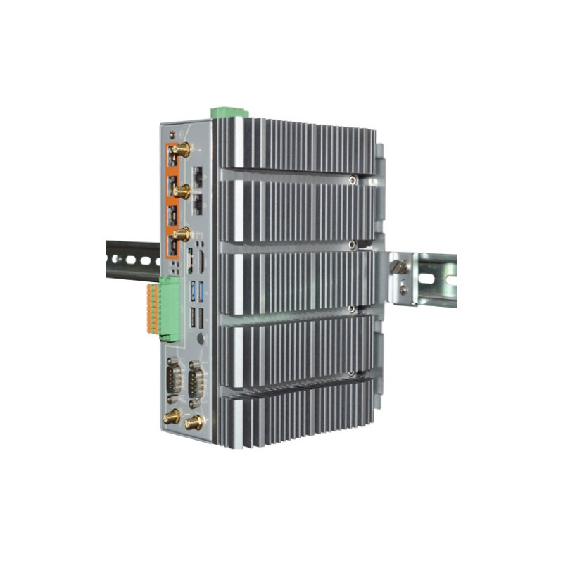 Fanless Embedded Pc i5-10210U GPIO 4 x POE Cod:PCJ19